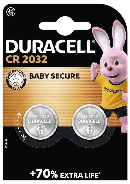 Duracell dugmasta baterija litijumska 3 V 220 mAh CR 2032