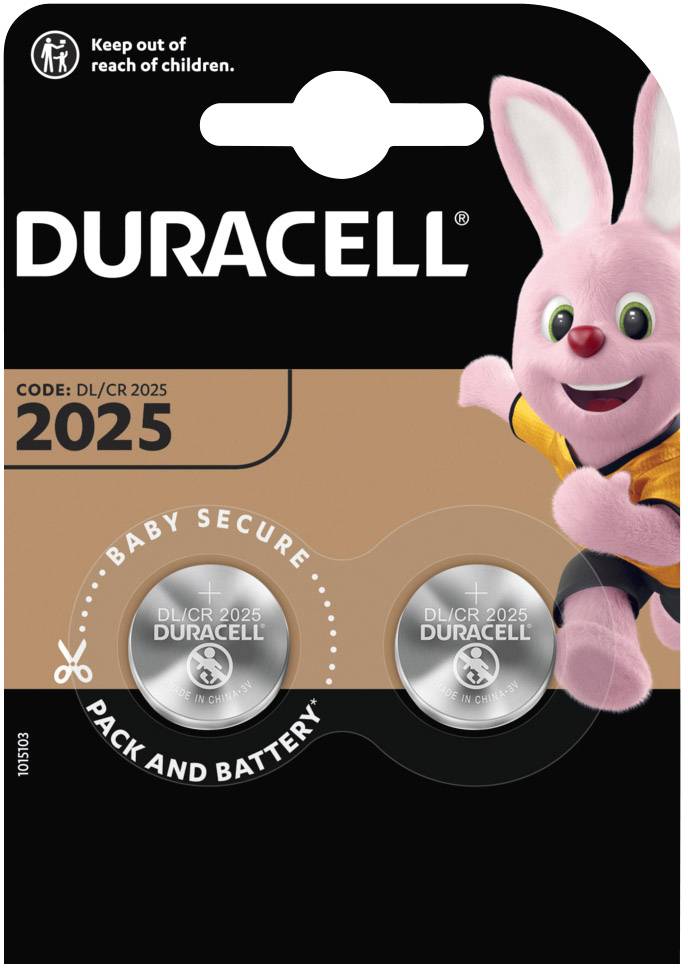 Duracell dugmasta baterija litijumska 3 V 165 mAh CR 2025