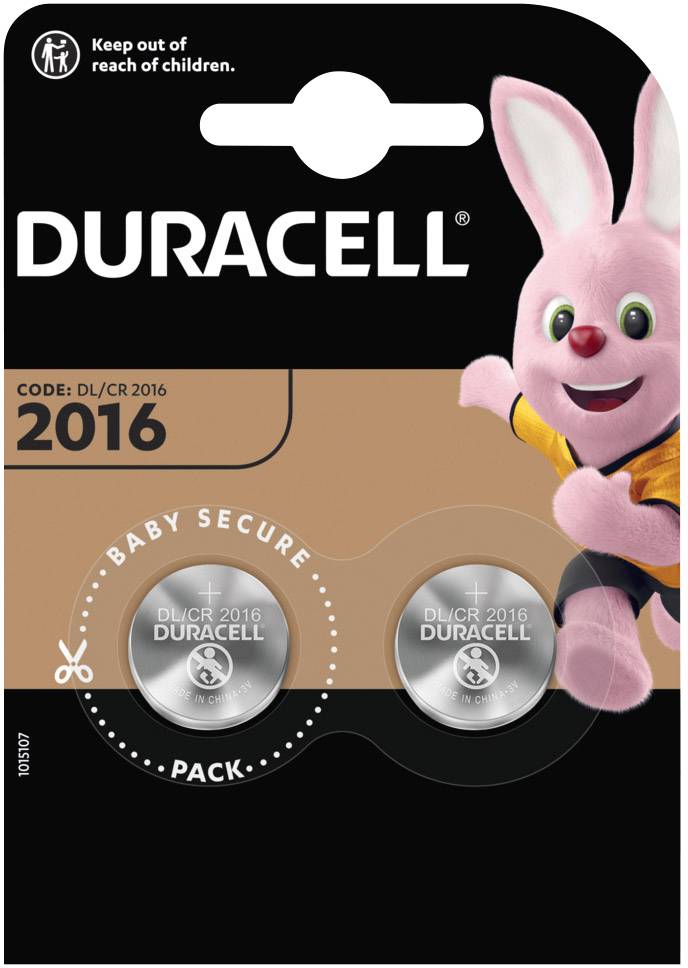 Duracell dugmasta baterija litijumska 3 V 90 mAh CR 2016