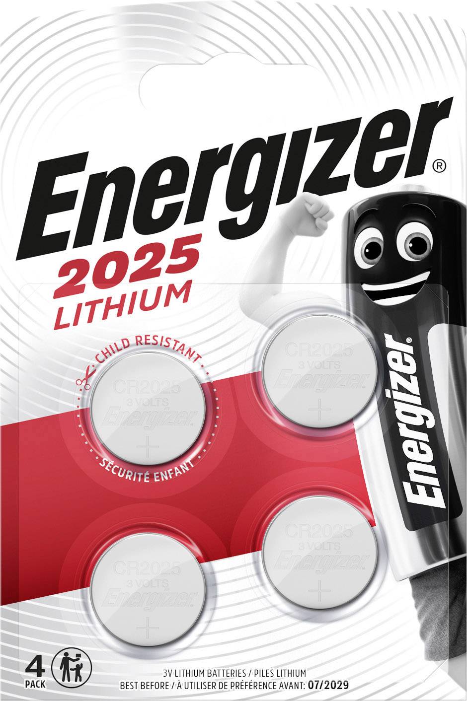 Energizer CR2025 dugmasta baterija litijumska 3 V 163 mAh CR 2025