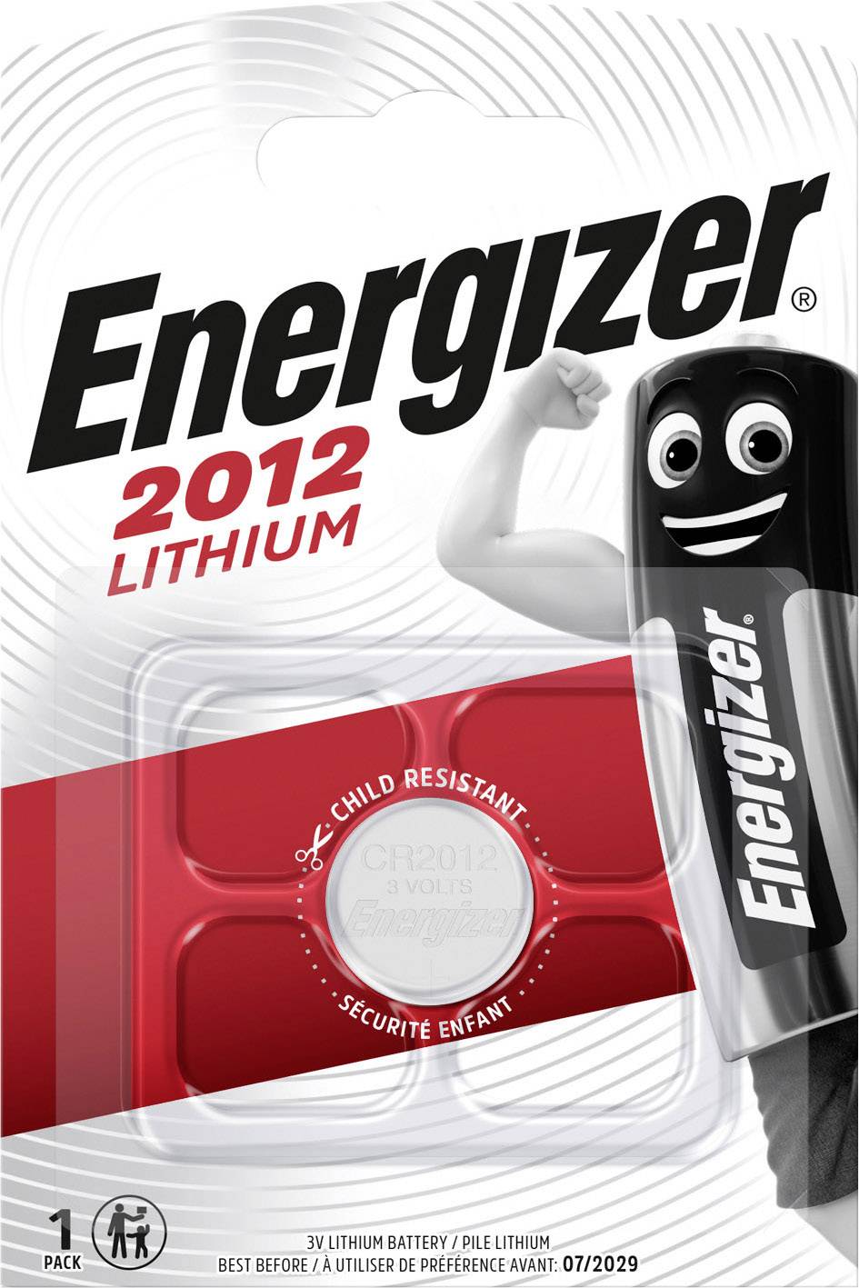 Energizer CR2012 dugmasta baterija litijumska 3 V 58 mAh CR 2012