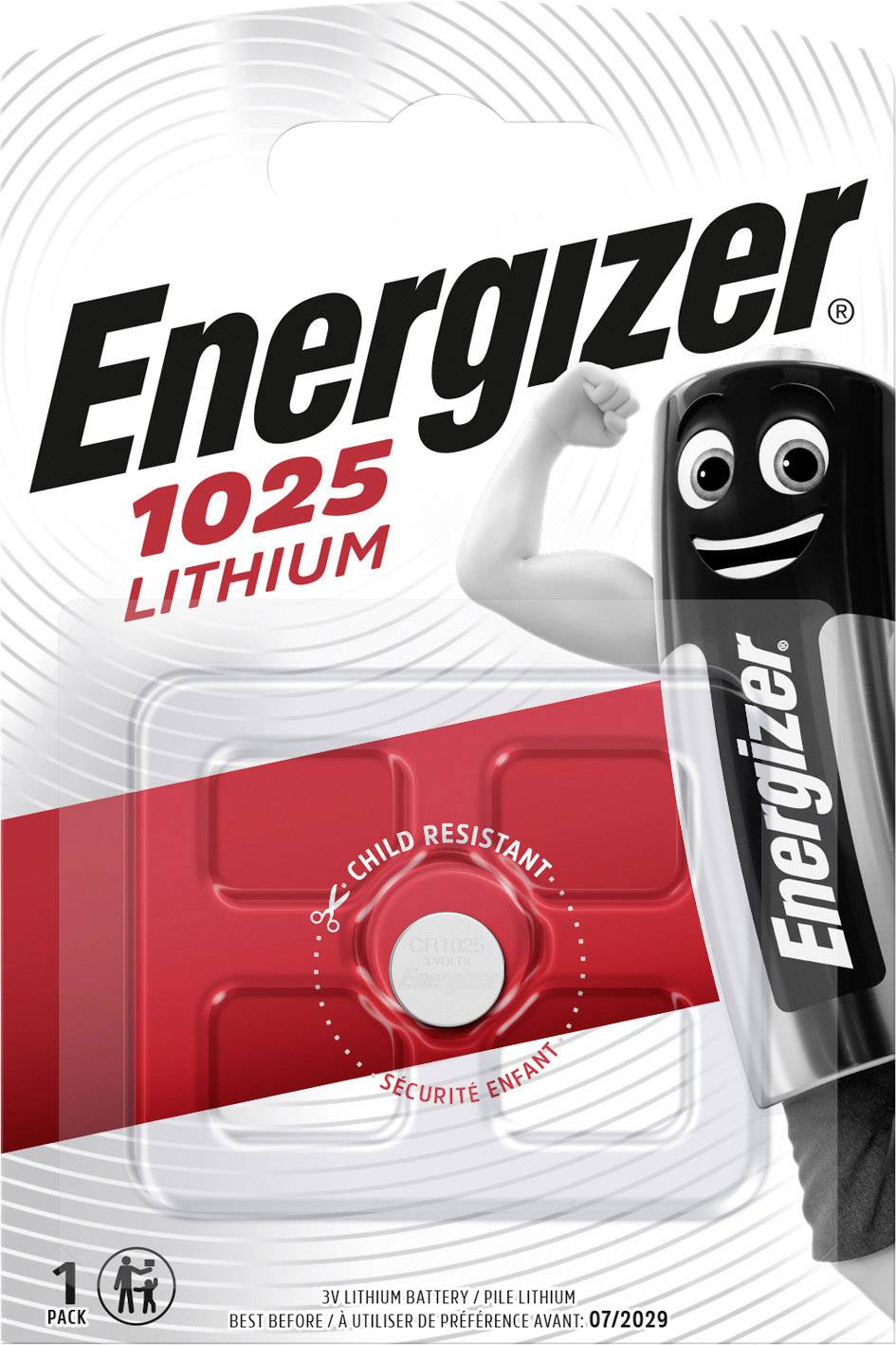 Energizer CR1025 dugmasta baterija litijumska 3 V 30 mAh CR 1025