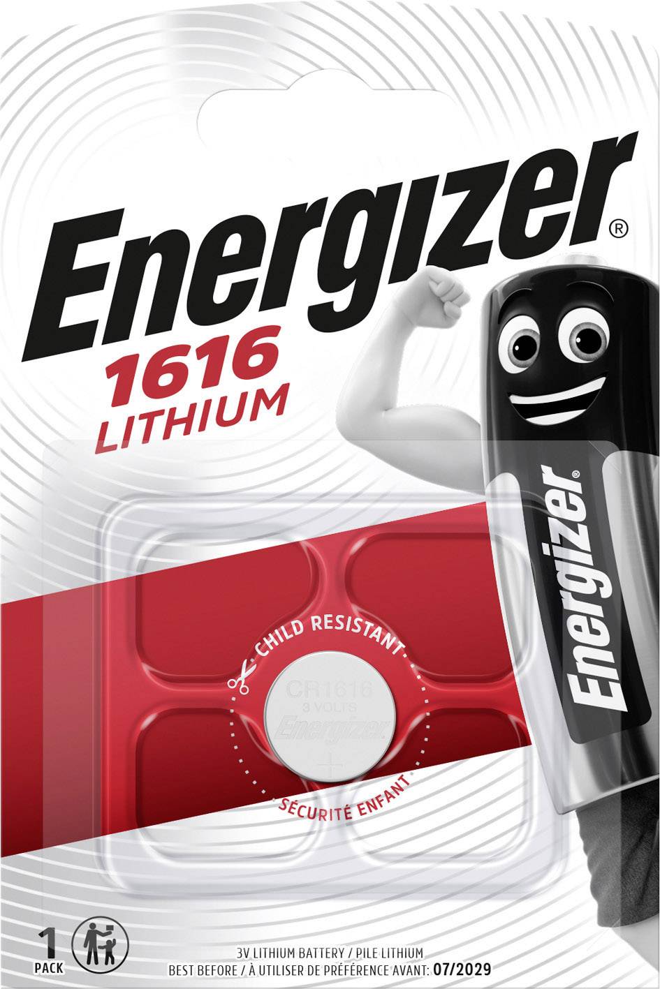 Energizer CR1616 dugmasta baterija litijumska 3 V 55 mAh CR 1616