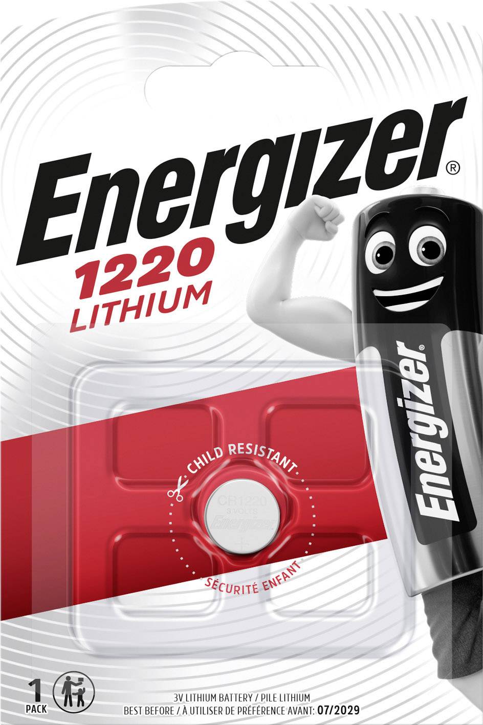 Energizer CR1220 dugmasta baterija litijumska 3 V 40 mAh CR 1220