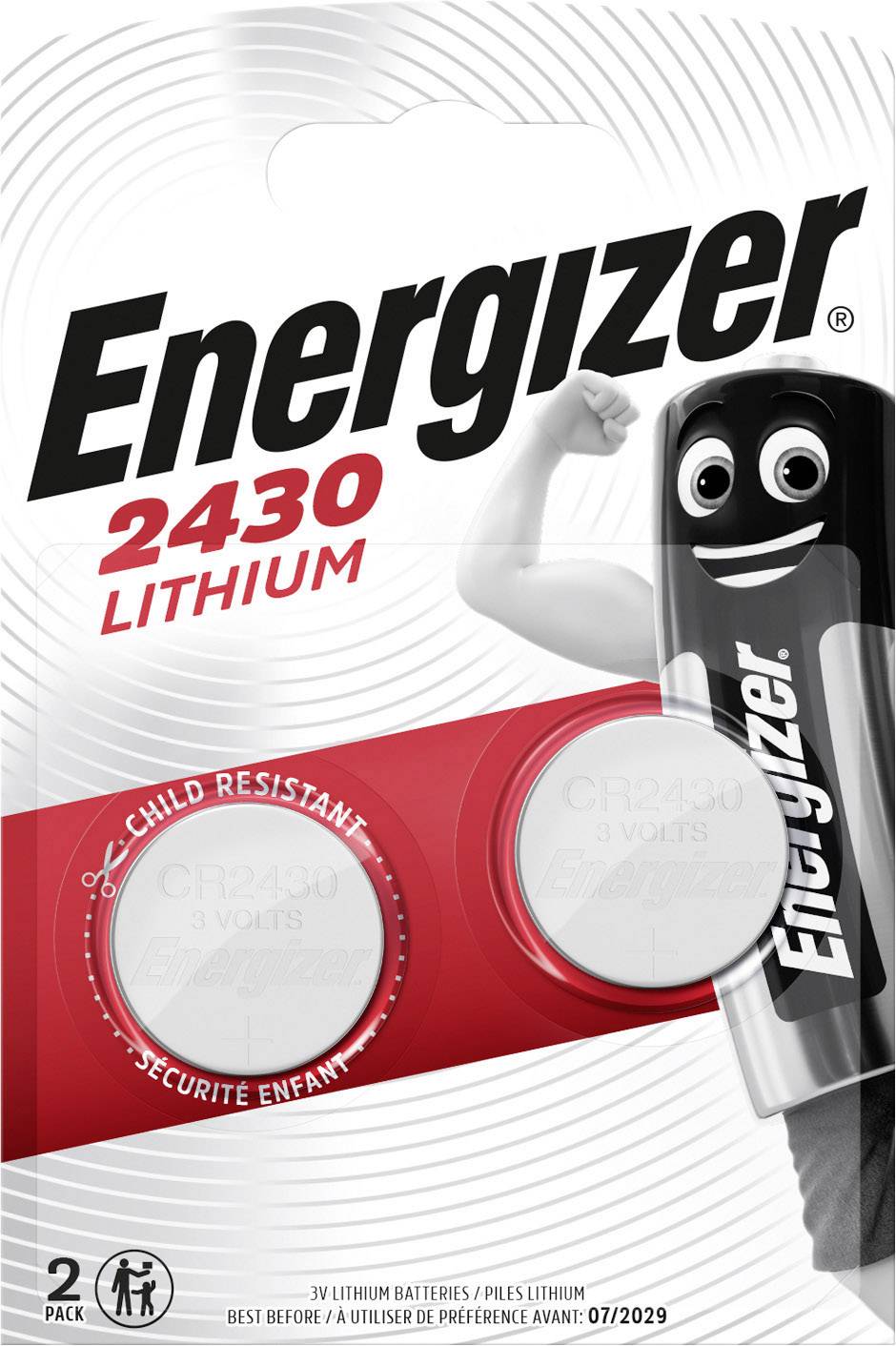 Energizer CR2430 dugmasta baterija litijumska 3 V 290 mAh CR 2430