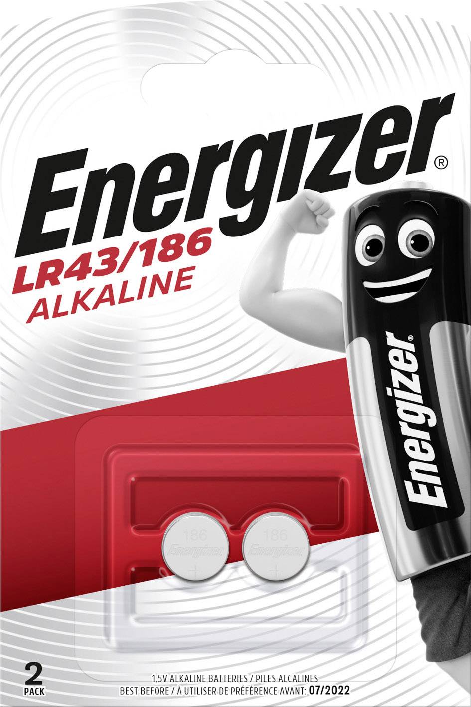Energizer AG12 dugmasta baterija alkalna 1,5 V 123 mAh LR 43