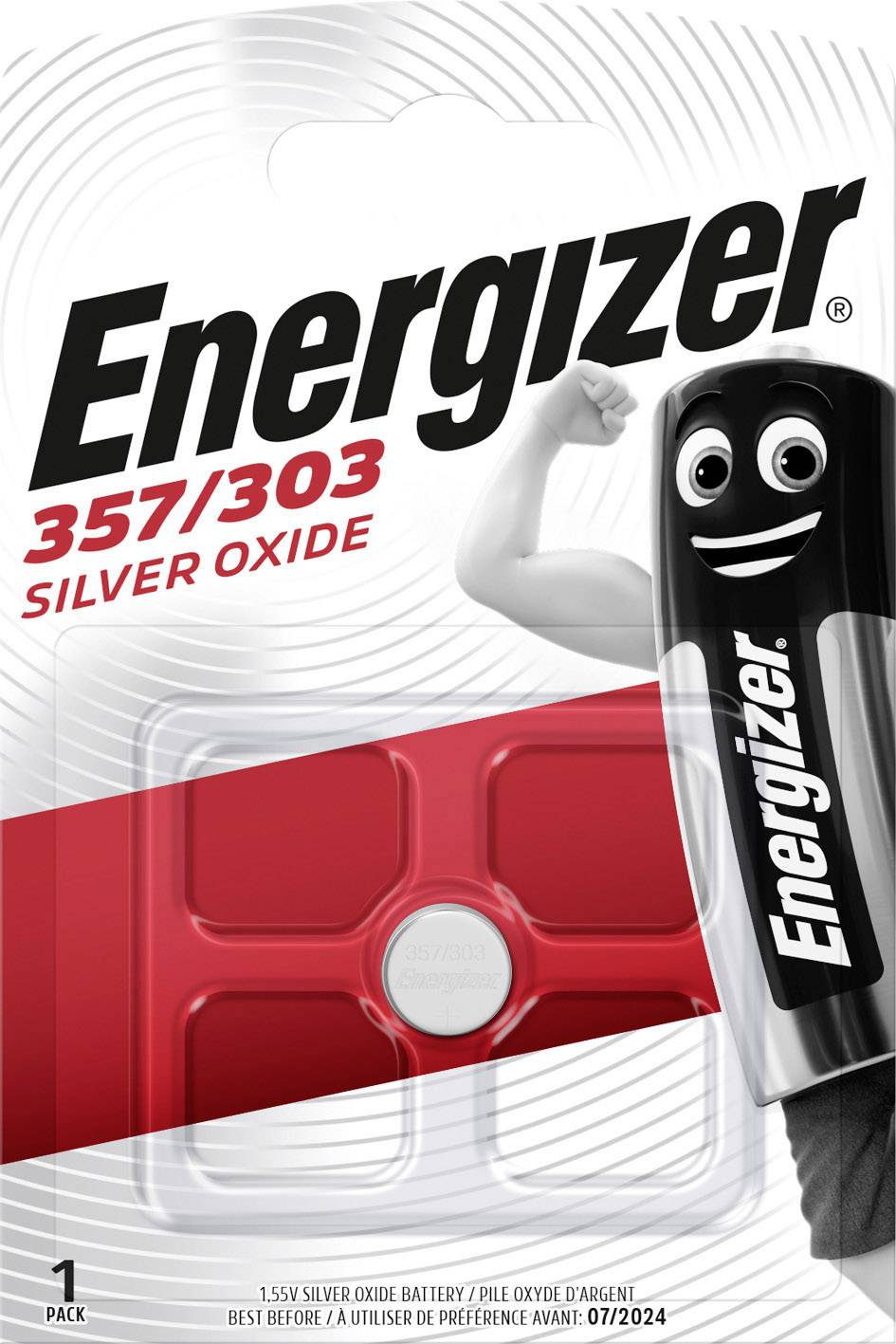 Energizer SR44 dugmasta baterija srebro-oksidna 1,55 V 150 mAh 357 (⌀ x V) 11,6 mm x 5,4 mm