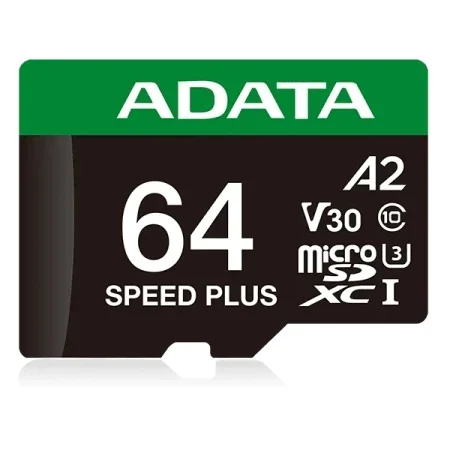A-Data Class 10 + adapter 160/140 MB/s UD64GUI3V30A2SP-RA1 Micro SDXC 64GB