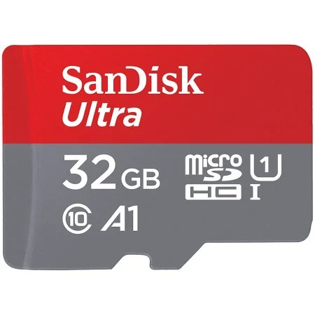 Sandisk ultra microsdhc 32gb + sd adapter a1 class 10 uhs-I ( sdsqua4-032g-gn6ma )