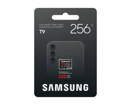 Samsung T9 Memorijska kartica microSDXC UHS-I U3 V30 A2 256GB MB-MH256T