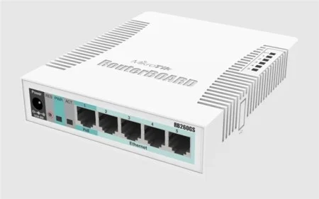 MikroTik RB260GS CSS106-5G-1S Switch ( 0001440830 )