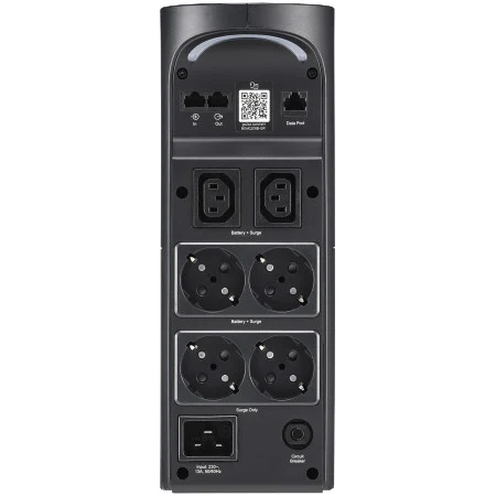 APC Back-UPS Pro for Gaming, 2200VA/1320W, Tower, 230V, 4x Schuko and 2x IEC C13 outlets, RGB Lights, Pure Sine Wave, Midnight (Black) ( BG