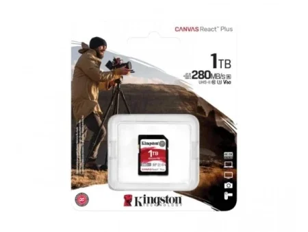 Kingston SDR2V6/1TB class 10 HD/2K/4K 280Mbs/150MBs SD Card 1TB