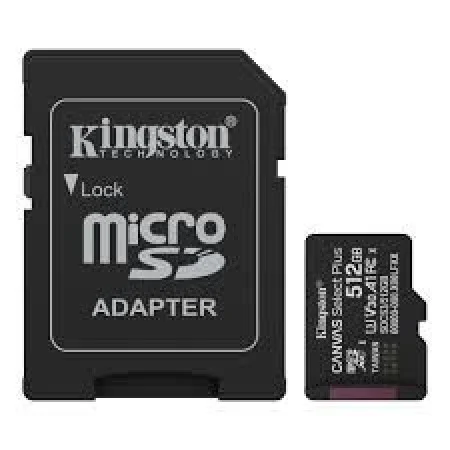Kingston canvas select plus + adapter sdcs3/512gb sd micro 512gb ( 0001413159 )