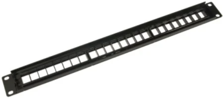 MikroTik Patchcord kabel panel 24, Rek 19“ 1U