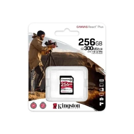 Kingston Canvas React Plus SDR2/256GB SD Card 256GB