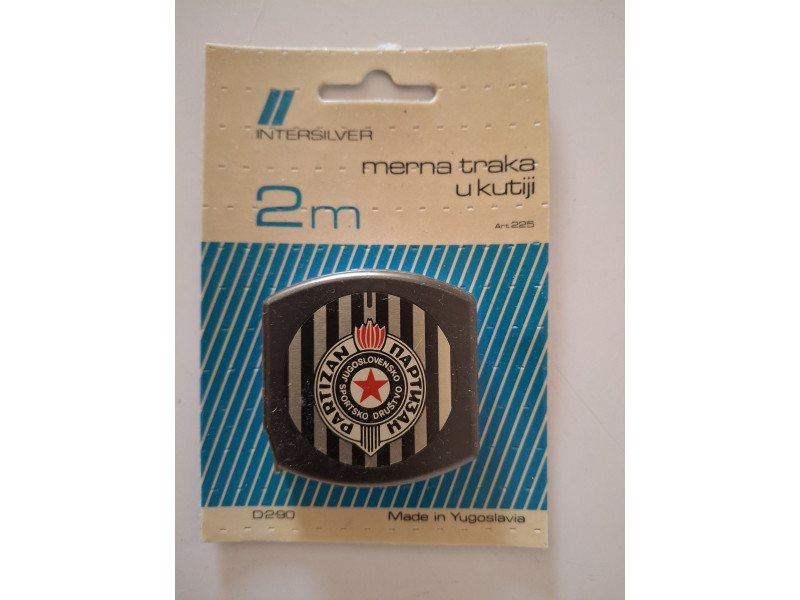 FK Partizan Metar Made in Jugoslavija Vintage