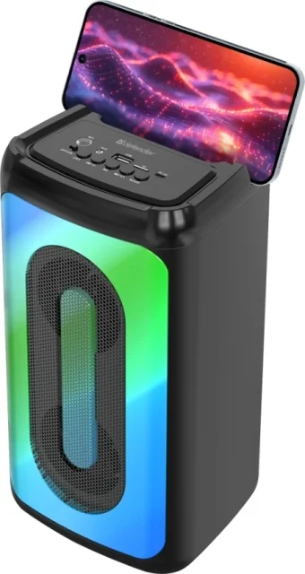Defender Concerto LED backlight/ BT 5.3/FM/MP3/USB/microSD/Mikrofon 20W TWS Karaoke sistem