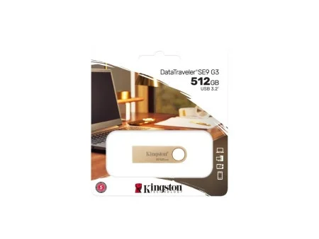 Kingston dtse9g3 512gb/data traveler/3.2/zlatna usb memorija ( DTSE9G3/512GB )