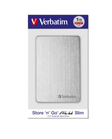 Verbatim 53663 HDD E2.5" 1TB USB 3.2 Store'n'Go , Silver