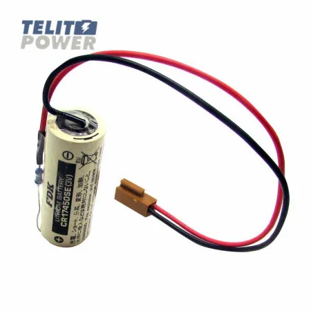 TelitPower baterija Litijum CR-17450SE 3V 2500mAh FDK za Fanuc A98L-0032-0012 ( P-2290 )