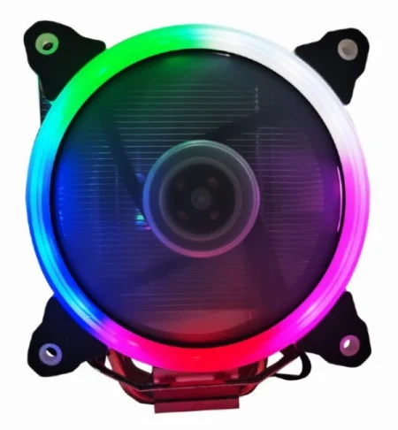 Gembird CPU-HURACAN-ARGB-X130 LED UNI kuler 150W 120mm.Fan +/-1600rpm 26dBa LGA 775/115x/1200/AMD