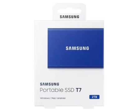 Samsung portable T7 2TB plavi eksterni SSD MU-PC2T0H