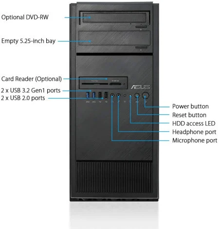 Asus E500 G5 full-tower black Intel C246 LGA 1151 [socket H4]