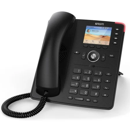 Snom d713 black desk PoE telefon kolor ekran,4 funk.tas.Giga switch,USB ( 4582 )