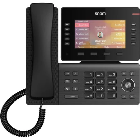 Snom d865 Stoni kancelar.tel.5" IPS kolor ekran,10 tastera USB2.0 ( 4536 )