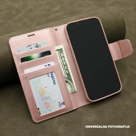Futrola bi fold hanman ii za samsung s741b galaxy s26 fe svetlo roze ( F125610 )