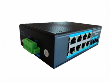 ExeLink ISG1010 neupravljivi industrijski switch 8x10/100/1000 Base-T porta 2x1000 Base-X SFP Port ( EXE243 )