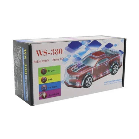 Zvucnik bluetooth ws-380 auto beli ( ZV1271 )