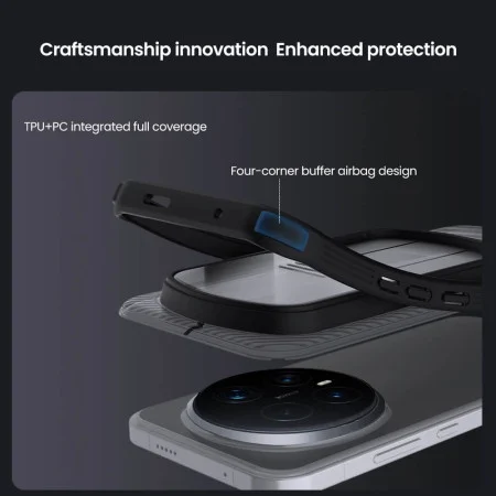 Futrola nillkin cam shield pro za honor magic 8 pro providno crna ( F125545 )