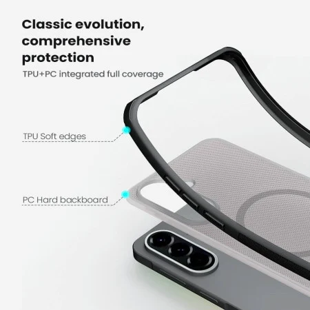 Futrola nillkin super frosted shield pro magnetic za samsung a576b galaxy a57 5g providno crna ( F125547 )