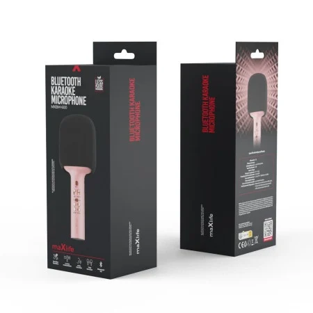 Maxlife MXBM-600 Bluetooth mikrofon sa zvučnikom roze ( 21289 )