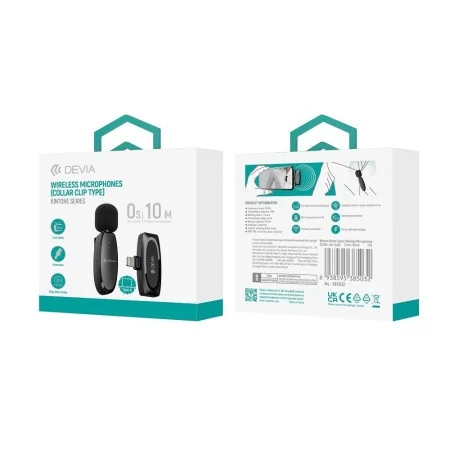 Devia bežični mikrofon za smartfon Kintone USB-C crni ( 21346 )
