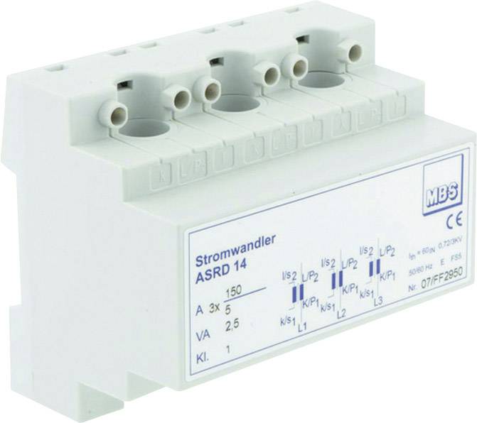 MBS ASRD 14 3X50/5A 1VA Kl.1 strujni transformatori 50 A, 50 A, 50 A 5 A