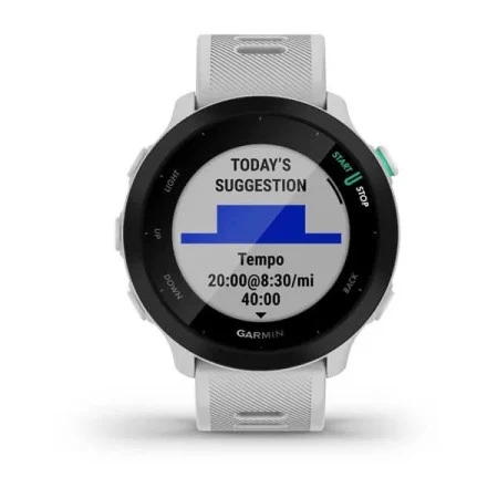 Garmin forerunner 55 whitestone eu smartwatch ( 010-02562-15 )