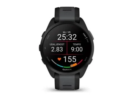 Garmin forerunner 165 black smartwatch ( 010-02863-20 )