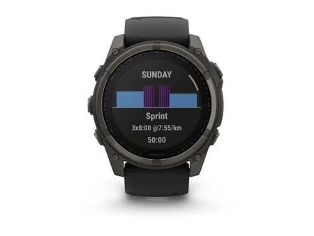 Garmin fenix 8 51,sap,solar,black smartwatch ( 010-02907-11 )