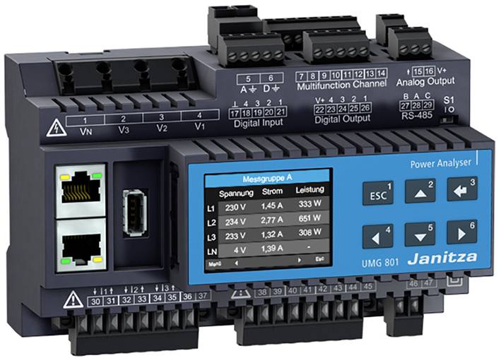 Janitza UMG 801 Basisgerät 8TE digitalni ugradni merni instrument