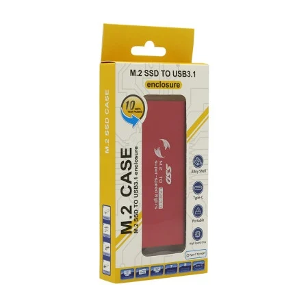Adapter ssd nvme - usb 3.1 crveni ( AD517 )