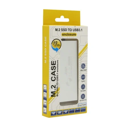 Adapter ssd nvme - usb 3.1 srebrni ( AD518 )