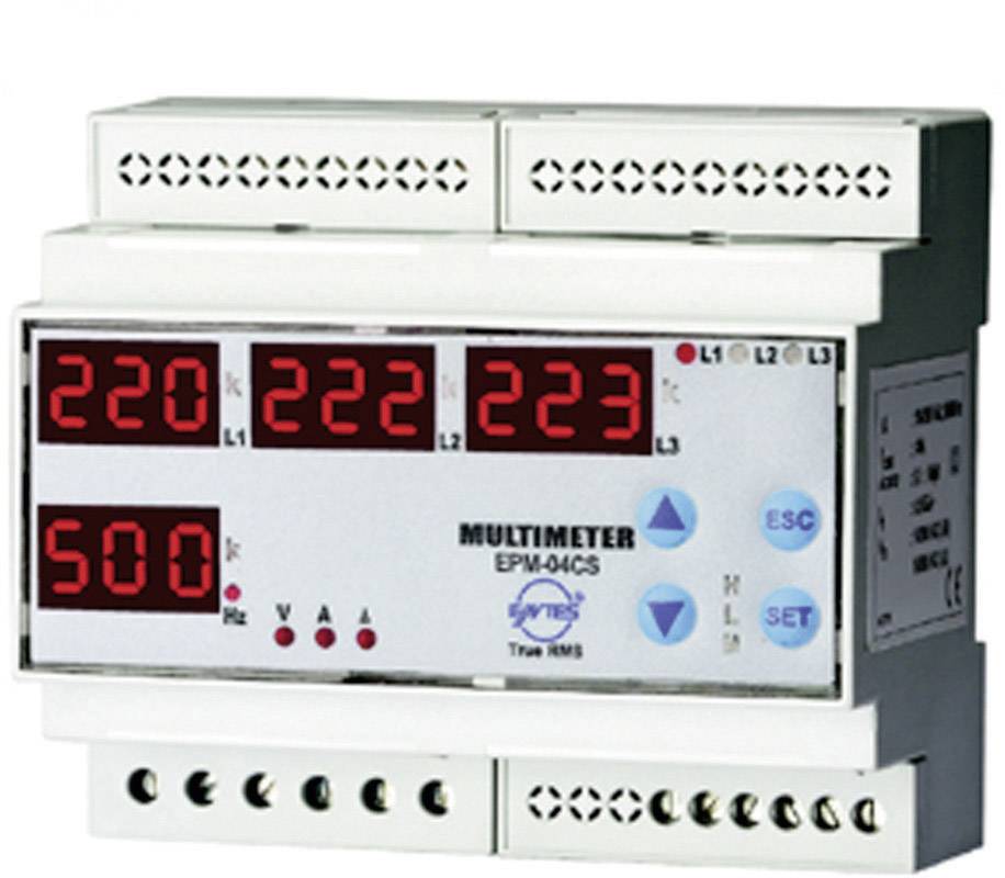 ENTES EPM-04C-DIN digitalni ugradni merni instrument napon AC, struja AC, frekvencija, napon, struja LCD