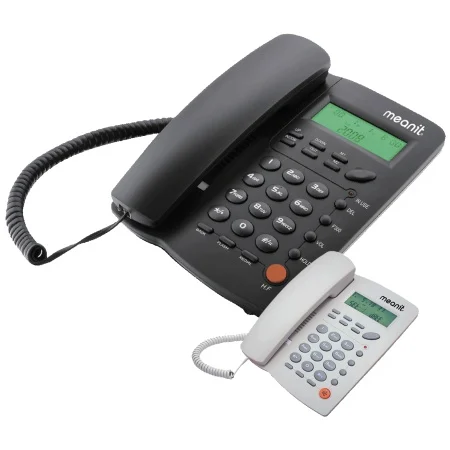 MeanIT Telefon stoni, LCD zaslon, ID broja, handsfree, crni - ST-300 Black