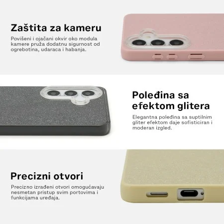 Futrola glow dust za samsung s941b galaxy s26 5g roze ( F124348 )