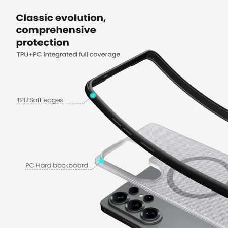 Futrola nillkin super frost pro magnetic za samsung s948b galaxy s26 ultra 5g providno crna ( F123854 )