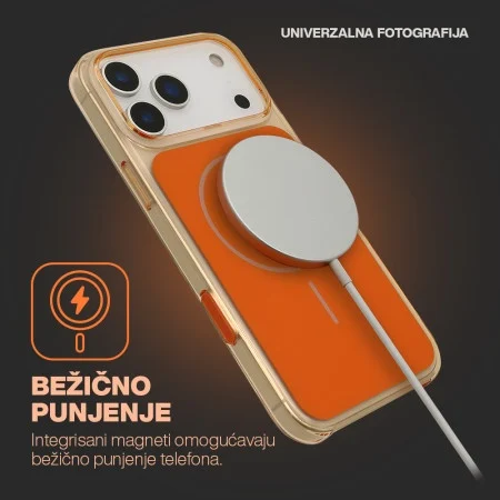 Magsafe Futrola amber za iphone 17 pro (6.3) narandzasta ( F123400 )