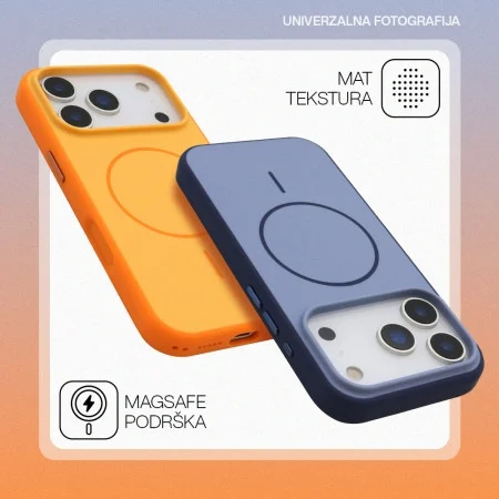 Magsafe Futrola chrome za iphone 17 pro (6.3) bela ( F123446 )